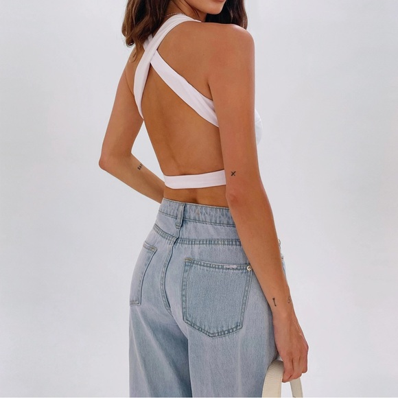 Tiger Mist | Tops | Tiger Mist White Tank Top | Poshmark